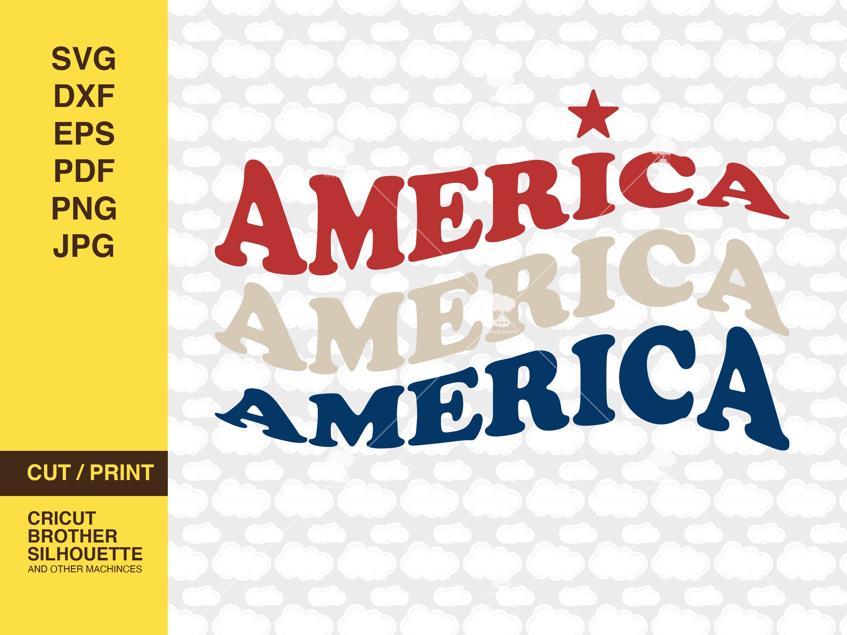 America Svg USA Svg Patriotic Svg American Svg 4th of July - Etsy