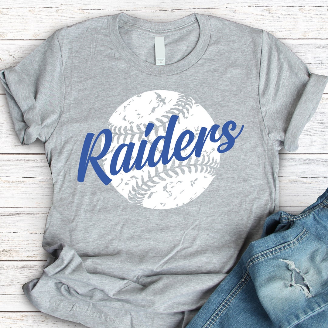 Raiders Baseball SVG, Distressed Team Shirt (digital Download) - Etsy