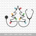 Nurse SVG, Stethoscope Svg, Christmas Svg, Nurse Life Svg, Nursing Svg ...