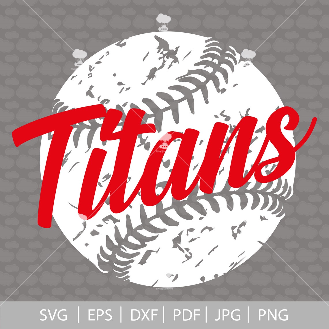 Titans Svg SVG Clip Art Baseball Svg Titans Baseball - Etsy