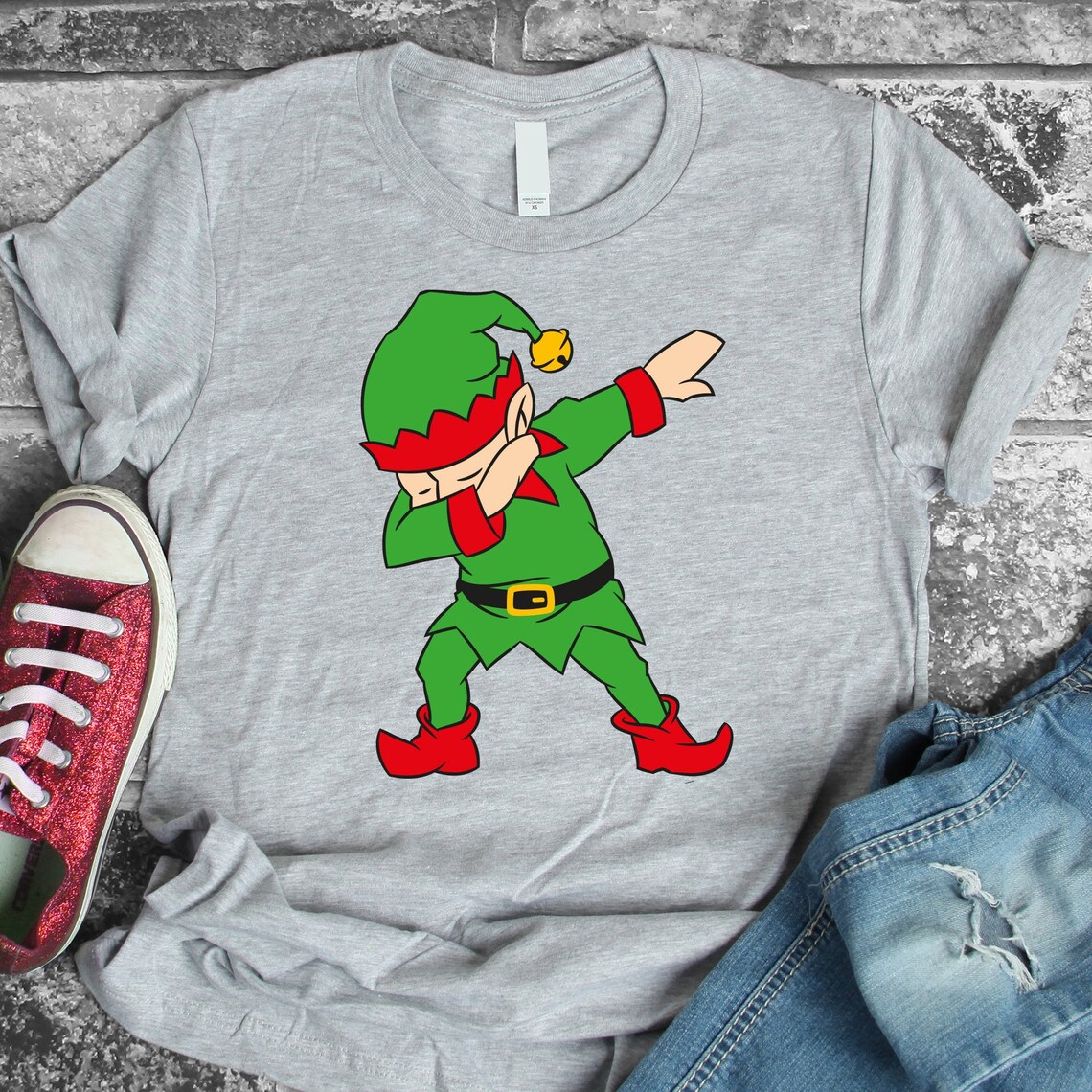 Dabbing Elf Svg Elf Svg SVG PDF DXF Dab Elf Svg - Etsy