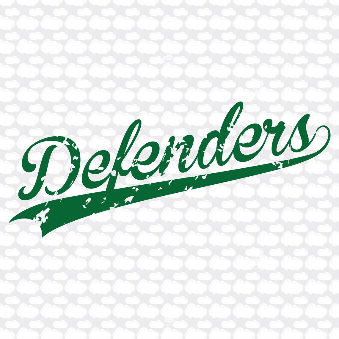Defenders Svg Baseball Svg SVG DXF Baseball Team Name - Etsy