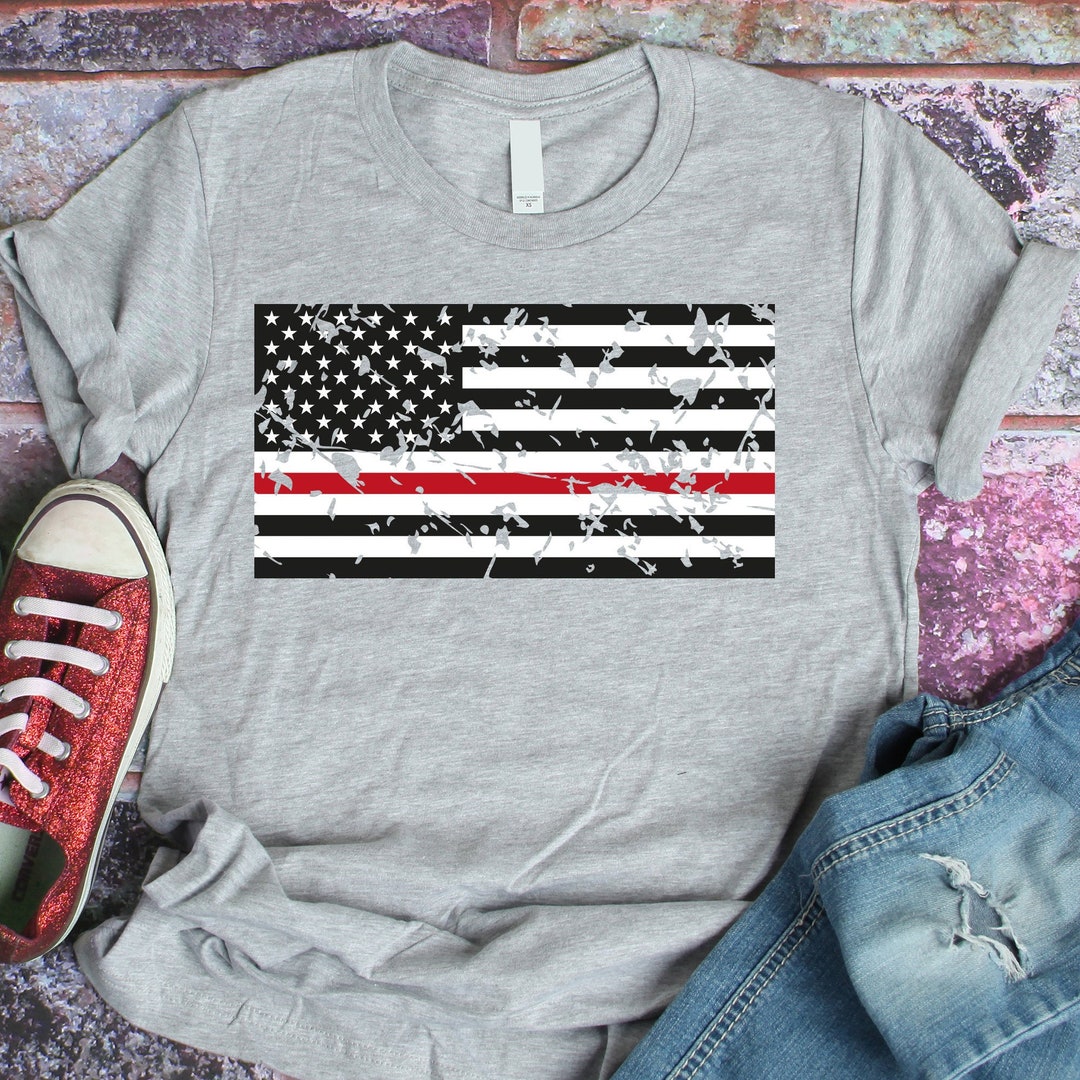 Distressed Flag Svg, SVG, DXF, Fireman Svg, Firefighter Svg, Digital ...