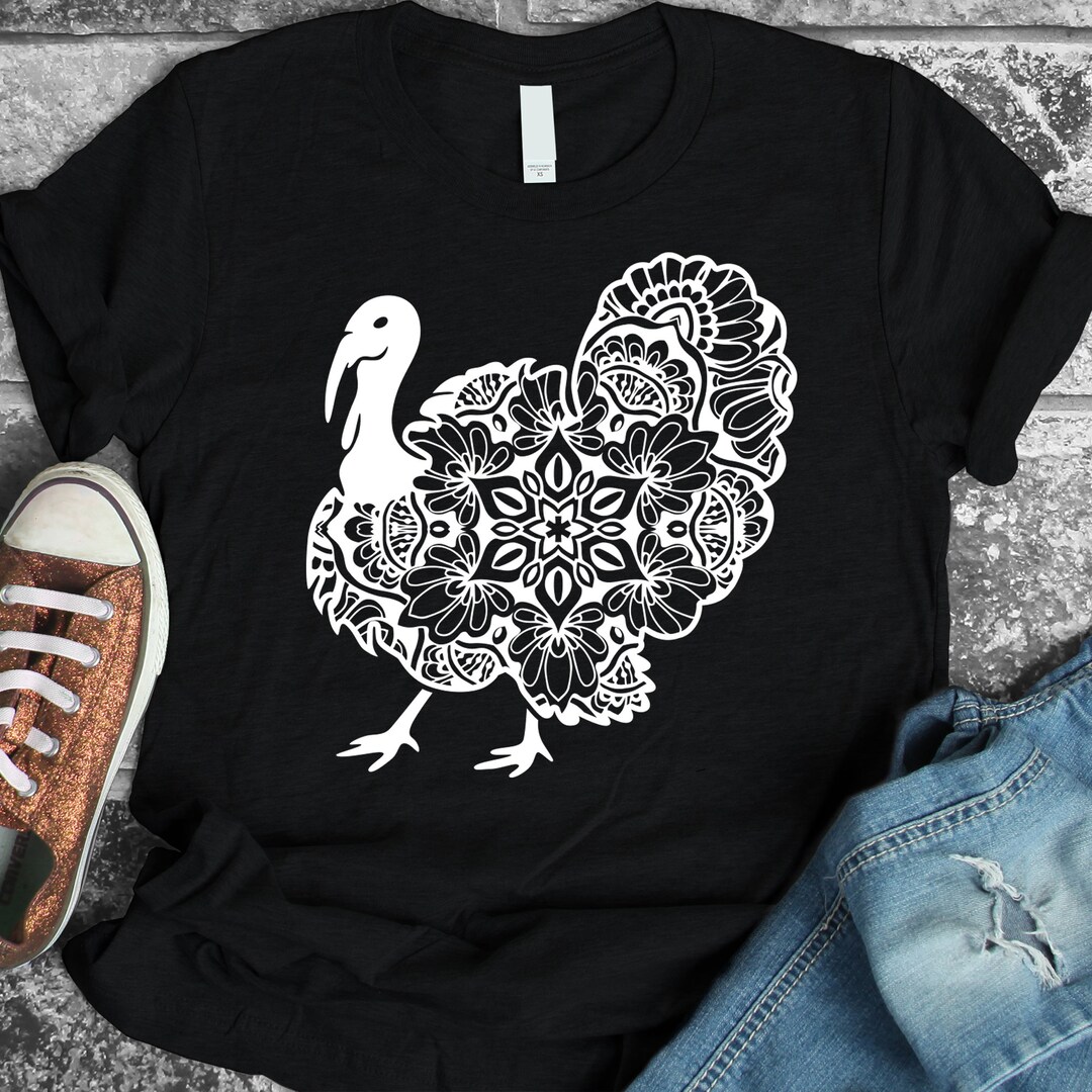 Turkey Svg, SVG, Thanksgiving Svg, Mandala Svg, Zentangle Svg, Turkey ...