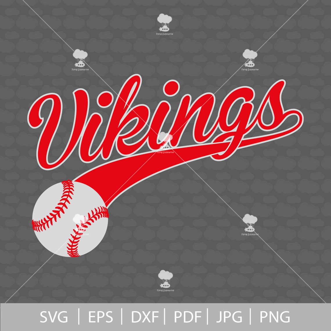 Vikings Svg SVG DXF EPS Baseball Svg Vikings Baseball | Etsy