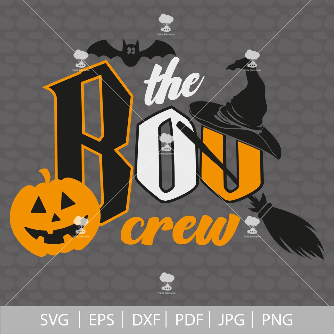 The Boo Crew Svg SVG PNG Boo Svg Halloween Svg Witch Svg | Etsy