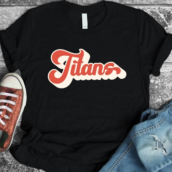 Titans Svg Baseball Svg SVG PDF Retro Svg Baseball Mom | Etsy