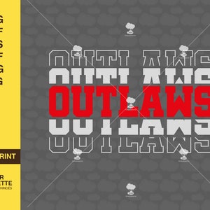Outlaws Svg, SVG, Baseball Svg, Baseball Mom Svg, Softball Svg ...