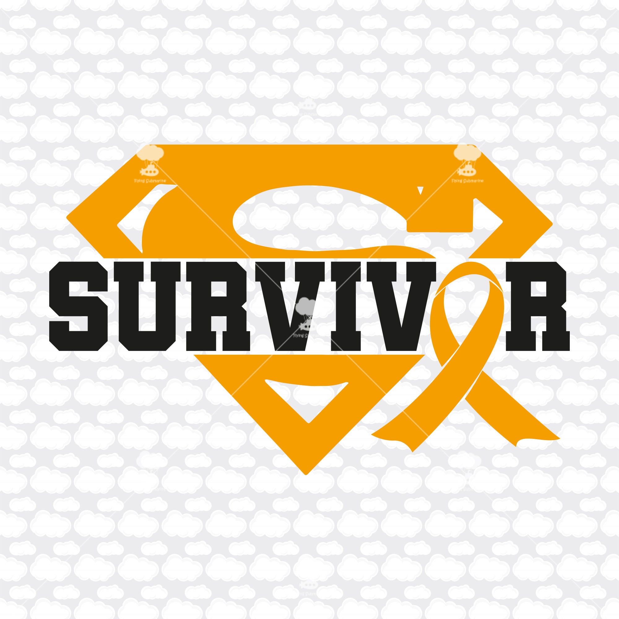 Survivor Svg SVG DXF EPS Leukemia Svg Cancer Svg | Etsy
