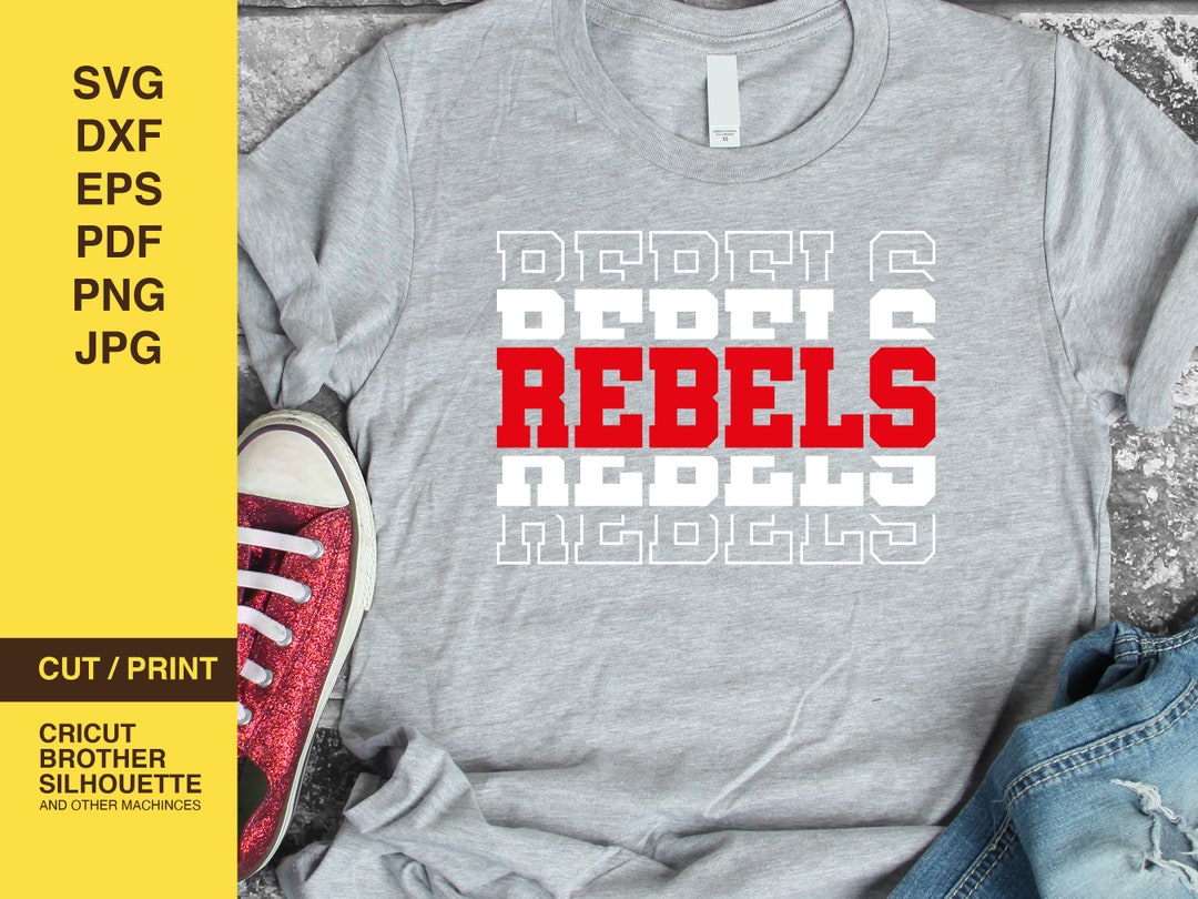 Rebels Svg, SVG, DXF, Baseball Svg, Baseball Mom Svg, Softball Svg ...
