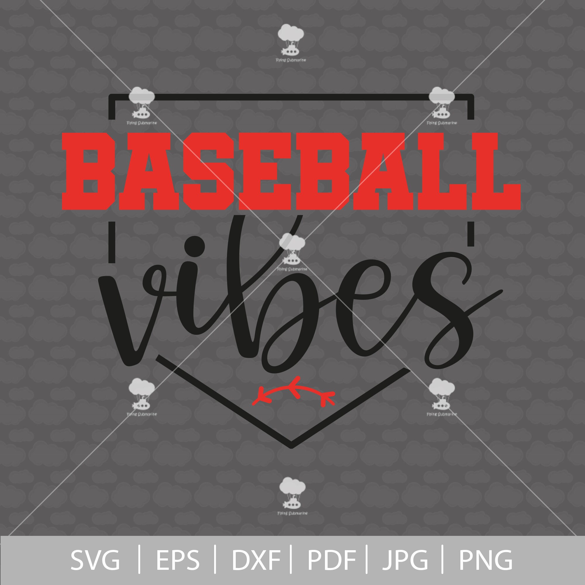 Baseball Vibes Svg Baseball Svg SVG Baseball Mom Svg - Etsy UK