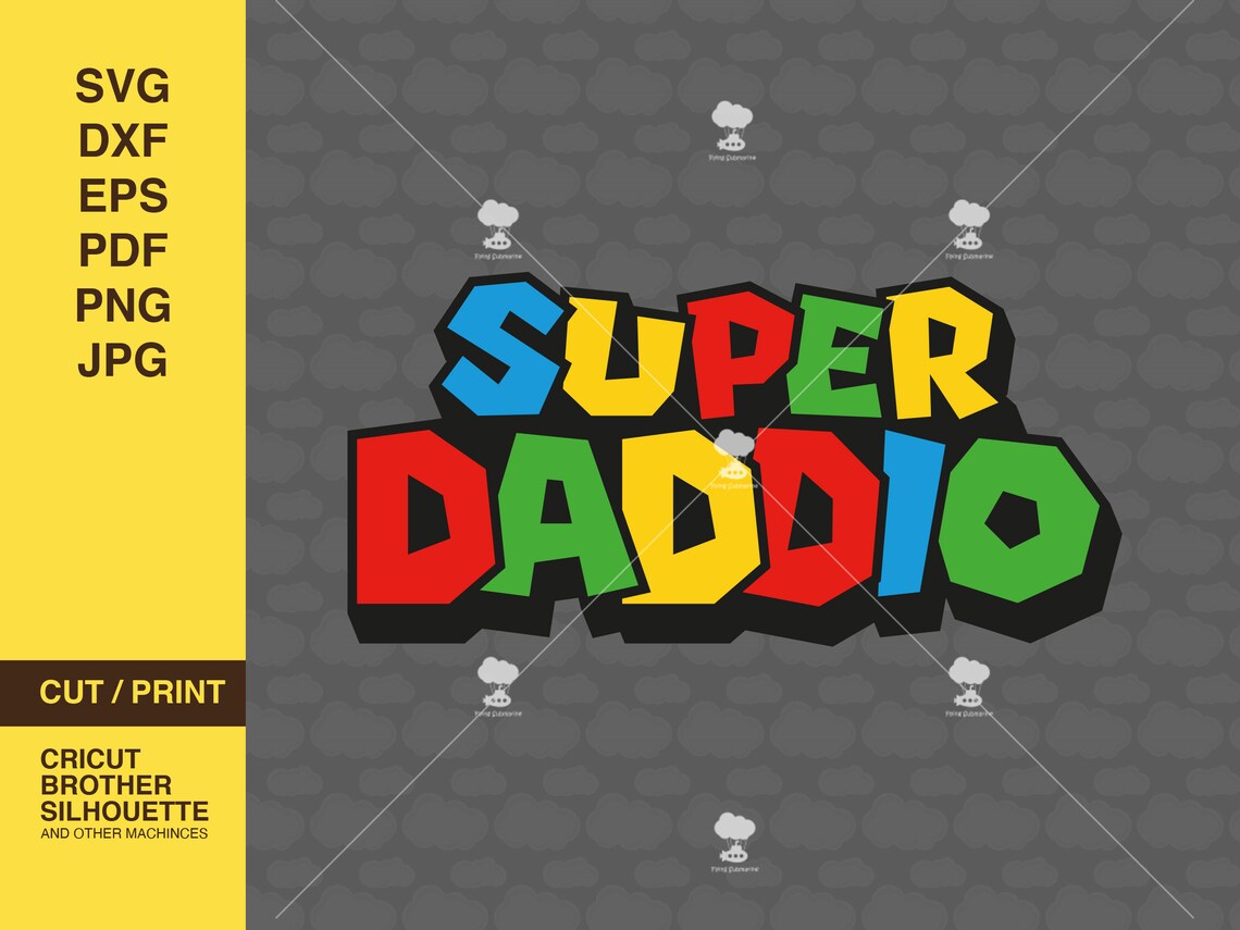 Super Daddio Svg Father's Day Svg Dad Svg SVG Father - Etsy