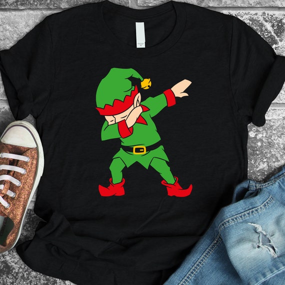 Dabbing Elf Svg Elf Svg SVG PDF DXF Dab Elf Svg | Etsy