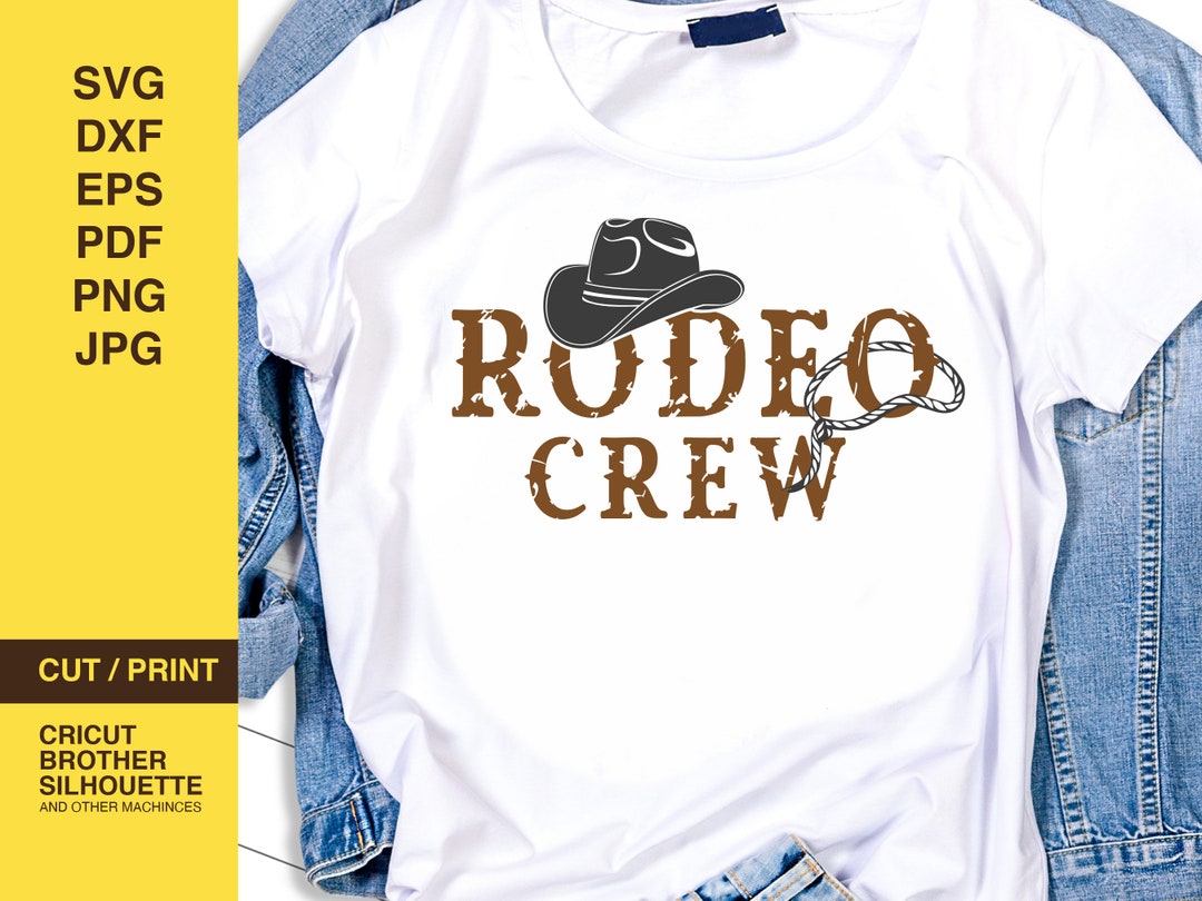 Rodeo Crew Svg, SVG, Rodeo Svg, Digital Download, Printable, Cowboy Svg ...