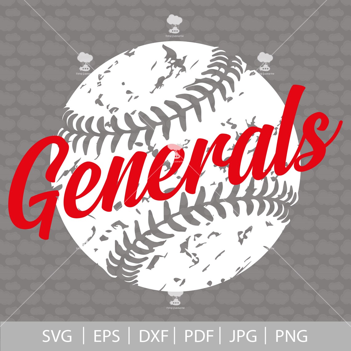 Generals Svg SVG DXF Baseball Svg Generals Baseball - Etsy