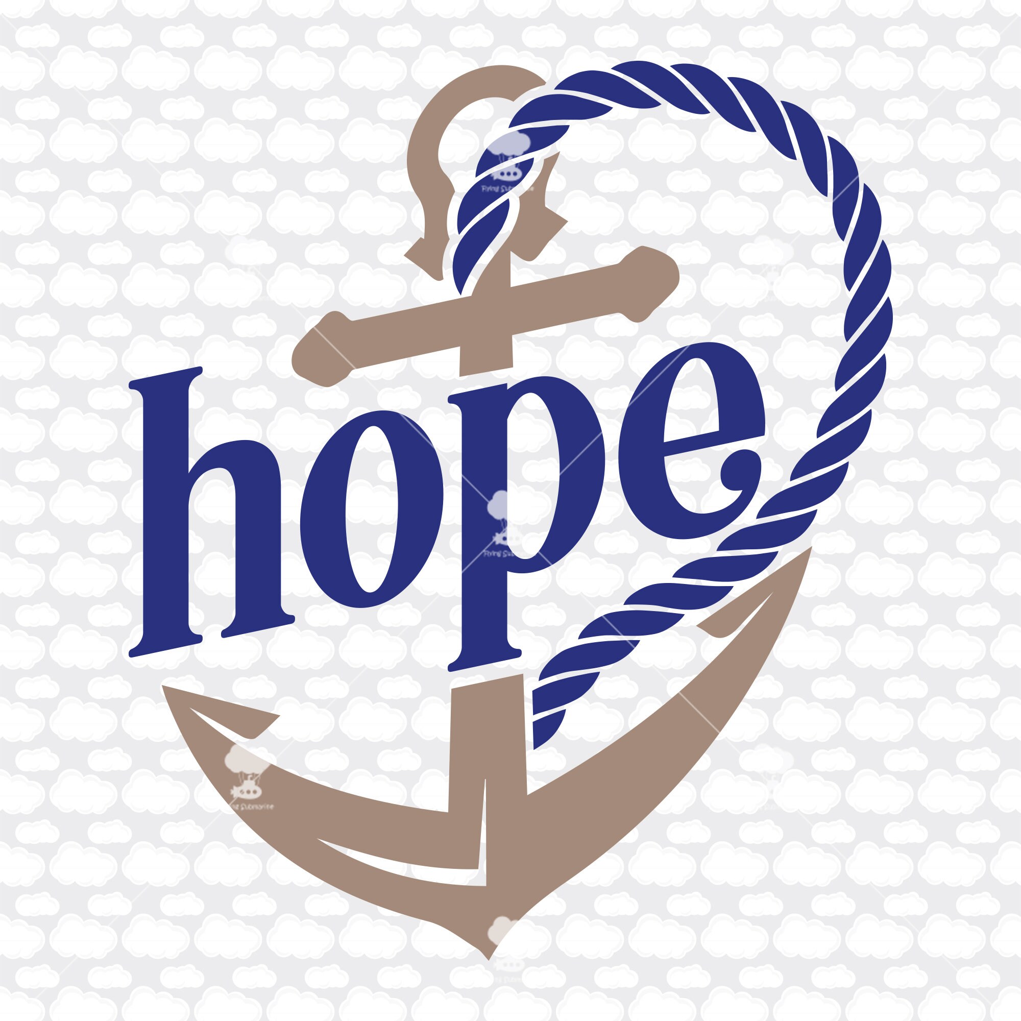 Hope Svg SVG EPS DXF Anchor Svg Hope Anchor Jesus Svg | Etsy