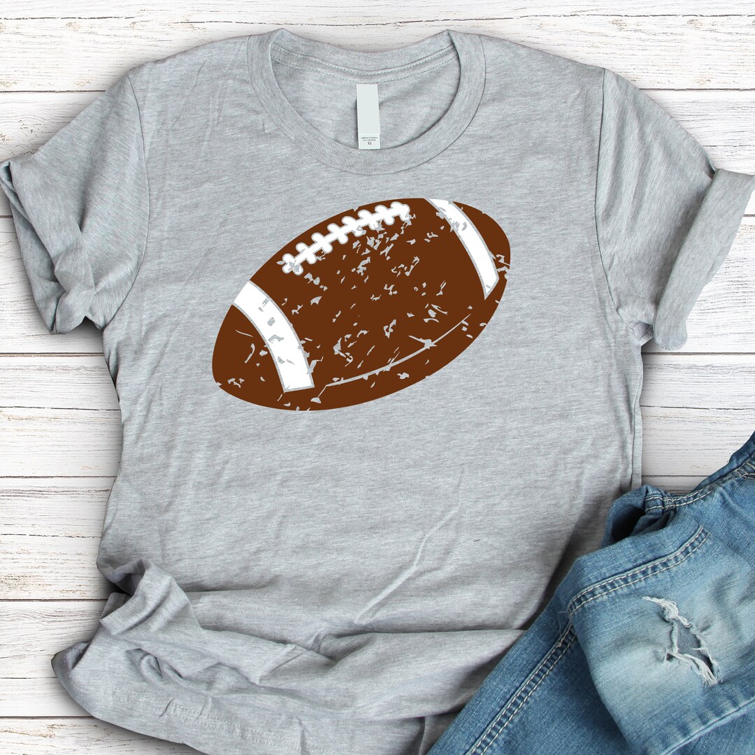 Distressed Football SVG, Grunge Clipart (digital Download) - Etsy