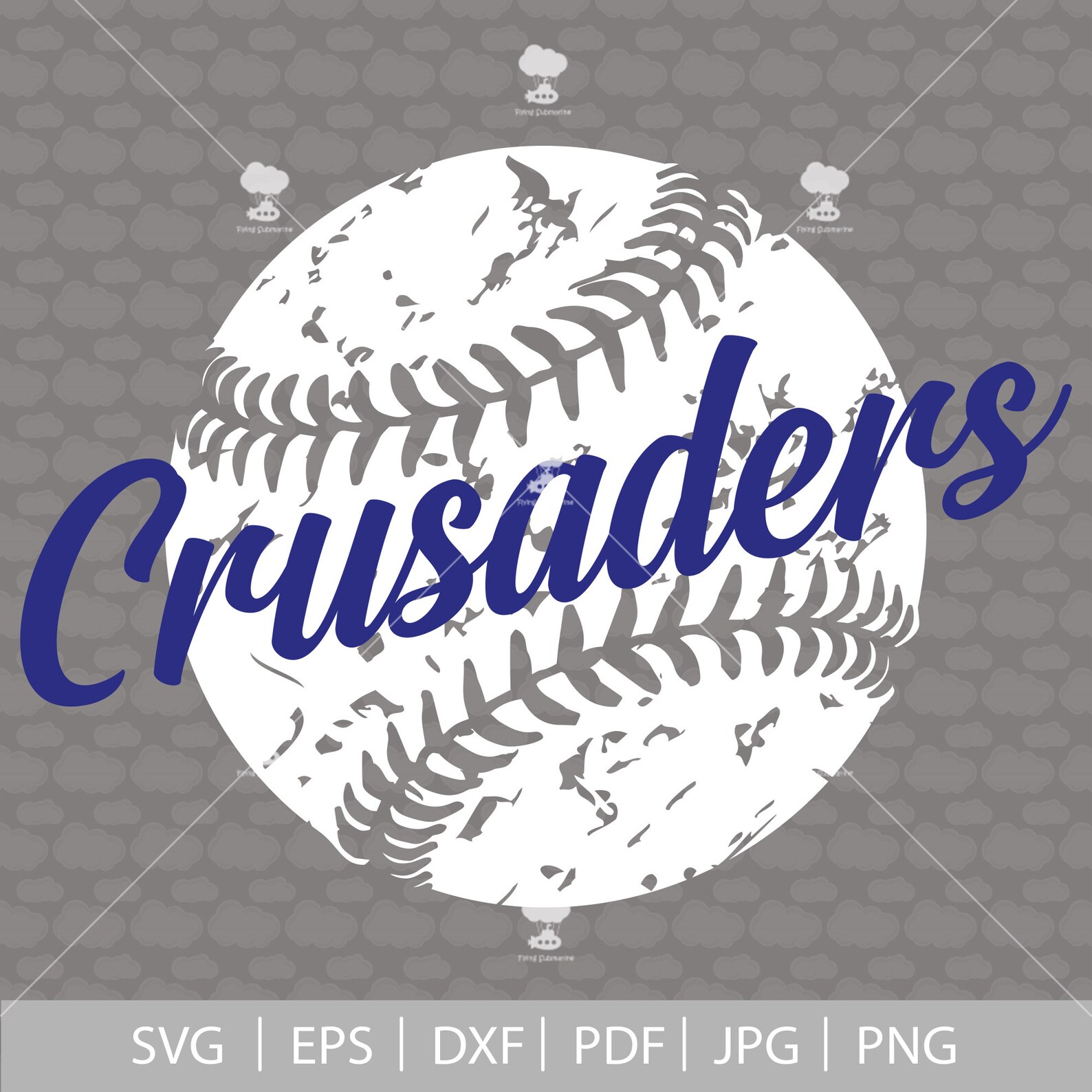 Crusaders Svg SVG DXF Baseball Svg Crusaders Baseball - Etsy