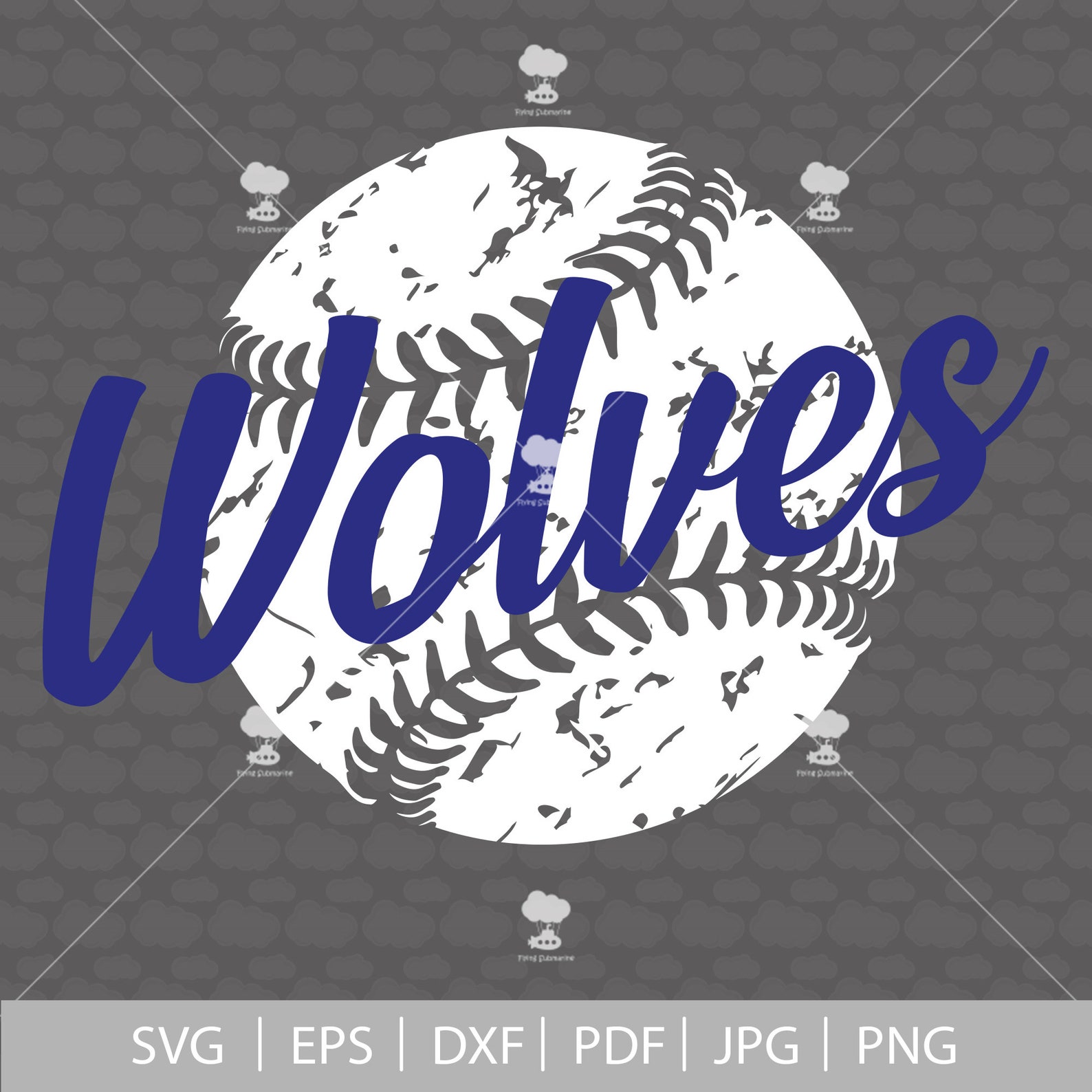 Wolves Svg SVG Clip Art Baseball Svg Wolves Baseball - Etsy