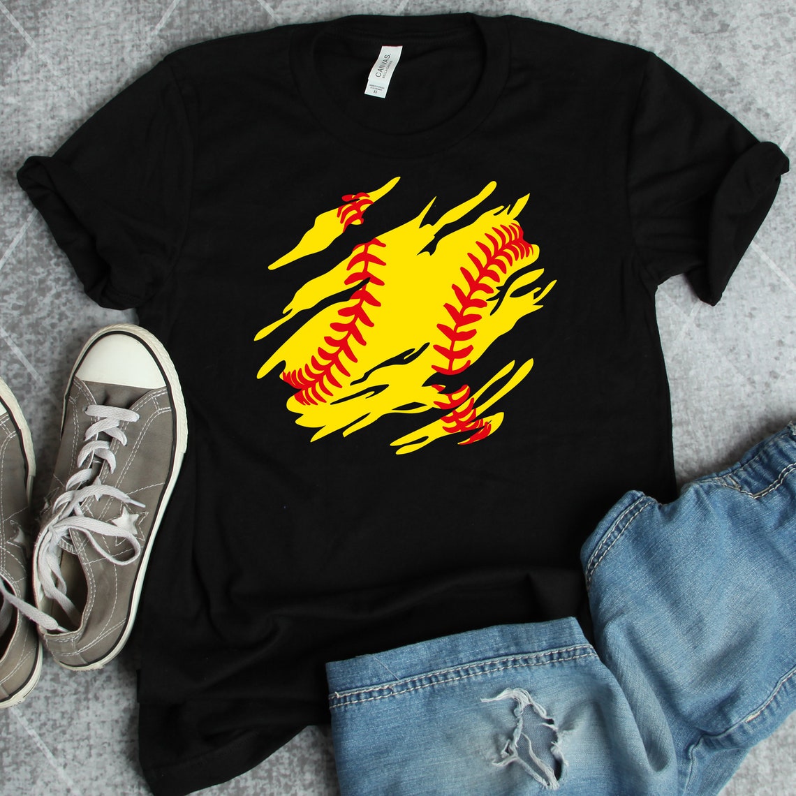 Softball Svg SVG DXF PDF Svg Files for Cricut Softball - Etsy