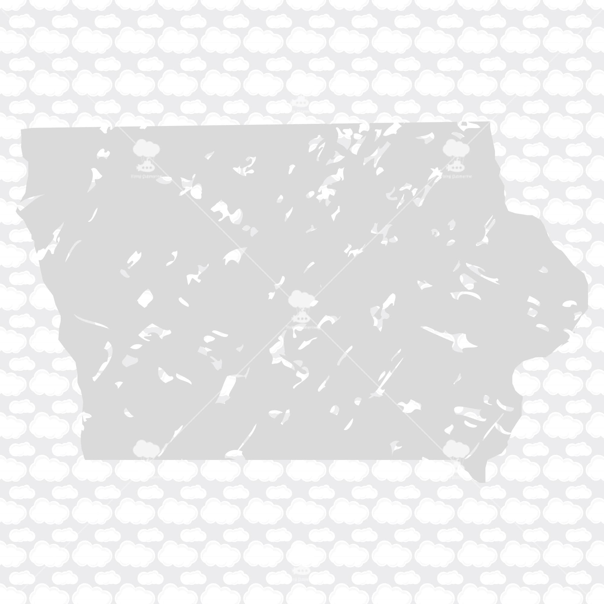 Iowa Svg DXF SVG PDF Digital Download Iowa Decal State - Etsy