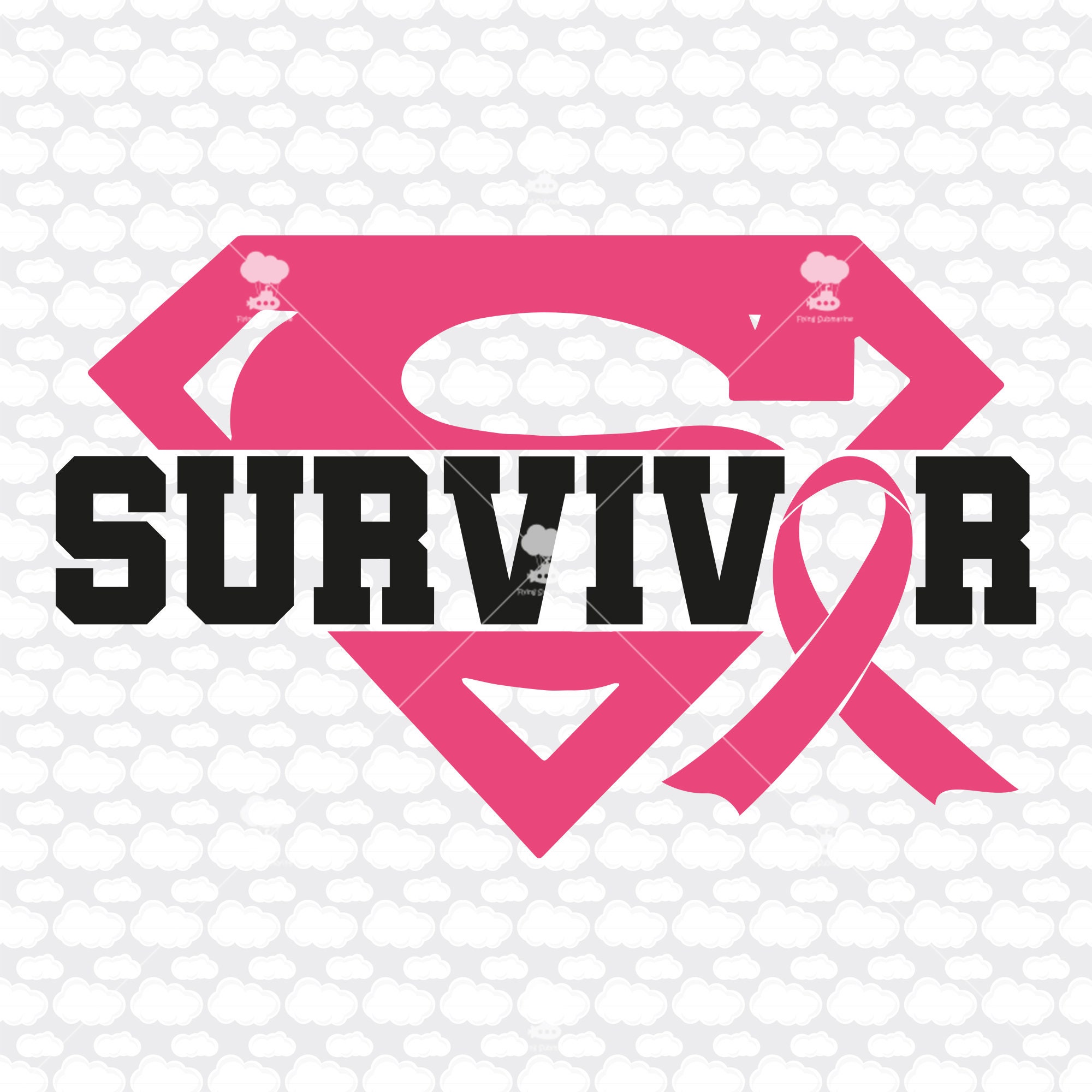 Survivor Svg SVG DXF Breast Cancer Svg Cancer Svg Cancer - Etsy