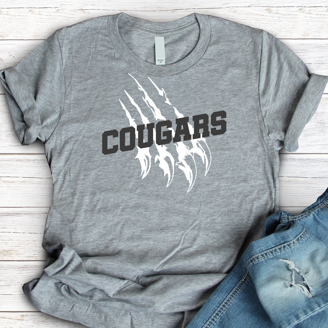 Cougars Baseball SVG, Softball Mom Paw Print Claws (digital Download ...