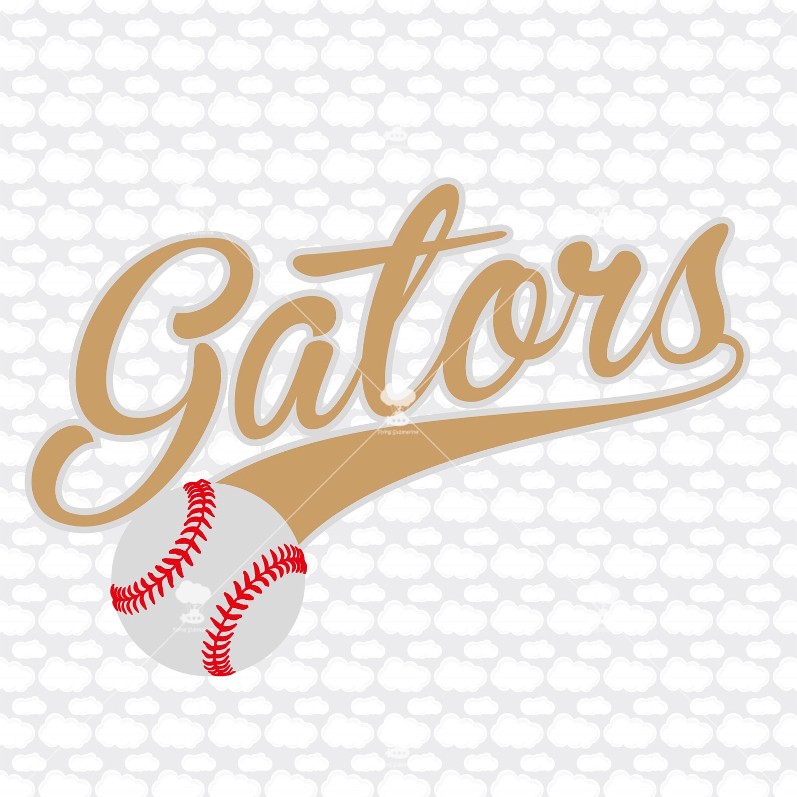 Gators Svg SVG DXF EPS Baseball Svg Gators Baseball - Etsy