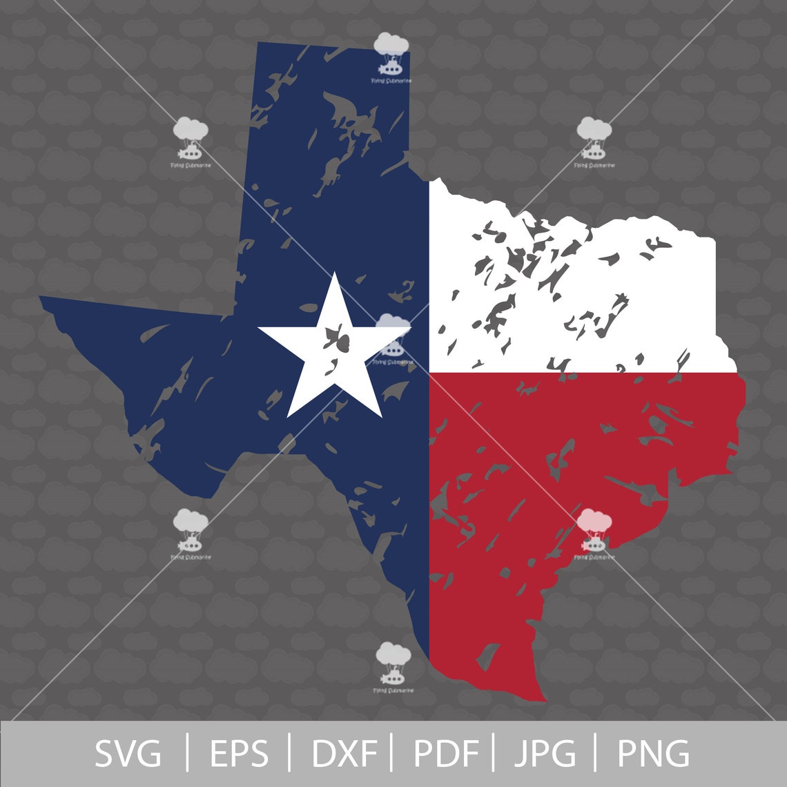 Texas Svg SVG PDF Texas Flag Svg Texas Decal State Svg | Etsy