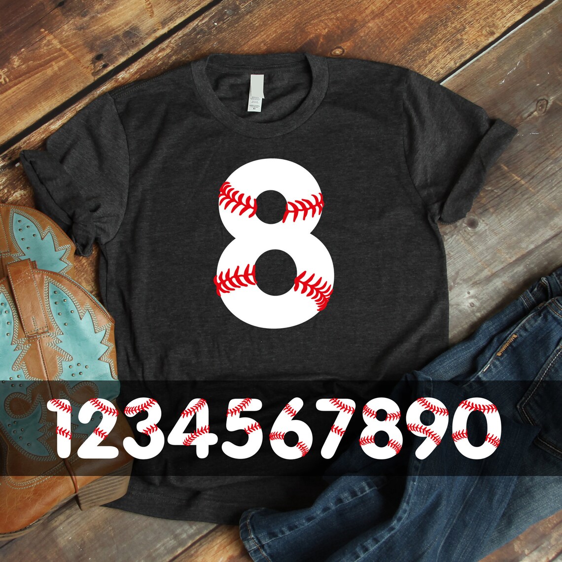 Baseball Svg SVG PDF Baseball Number Svg Baseball Mom Svg - Etsy