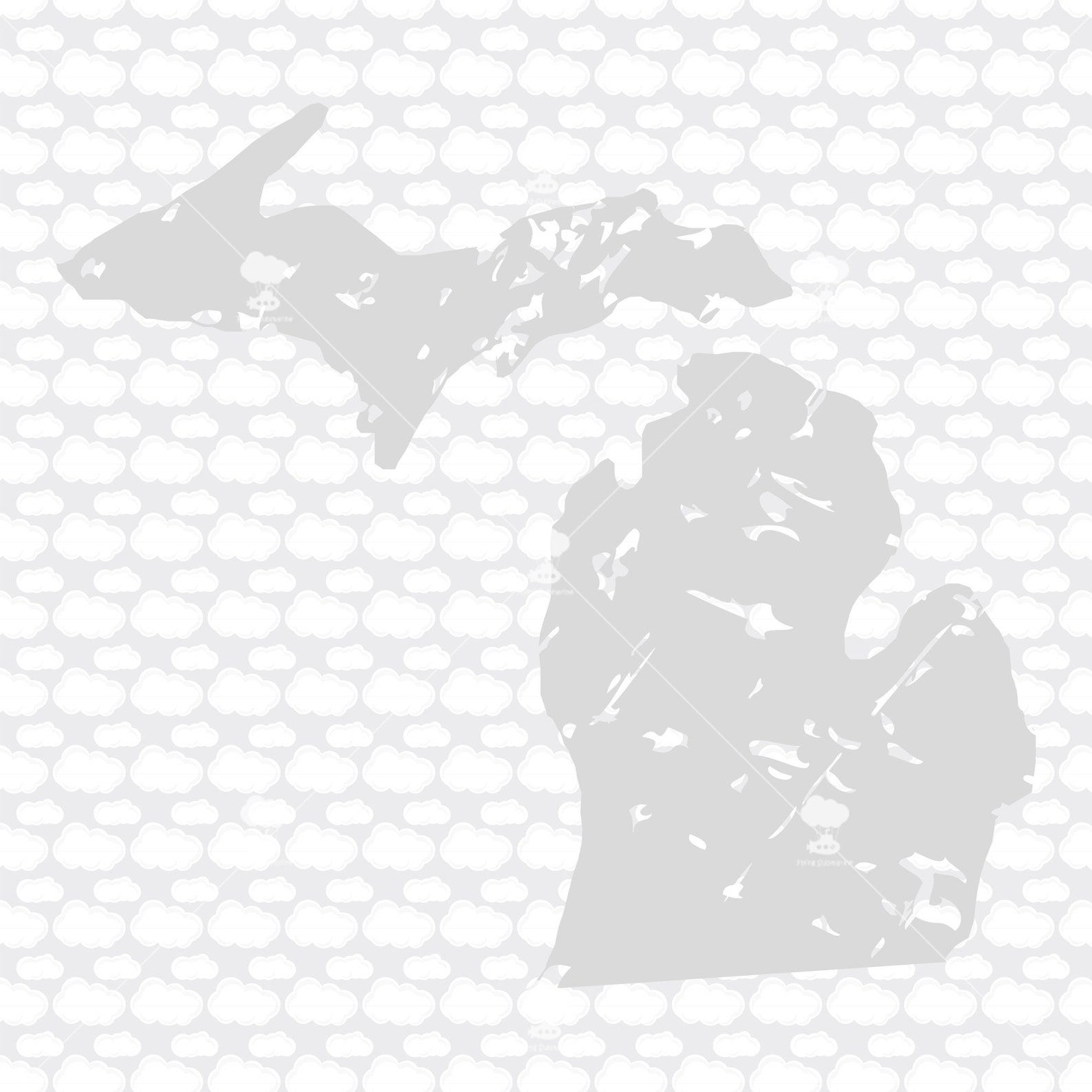 Distressed Michigan State SVG, DXF, PDF (digital Download) - Etsy