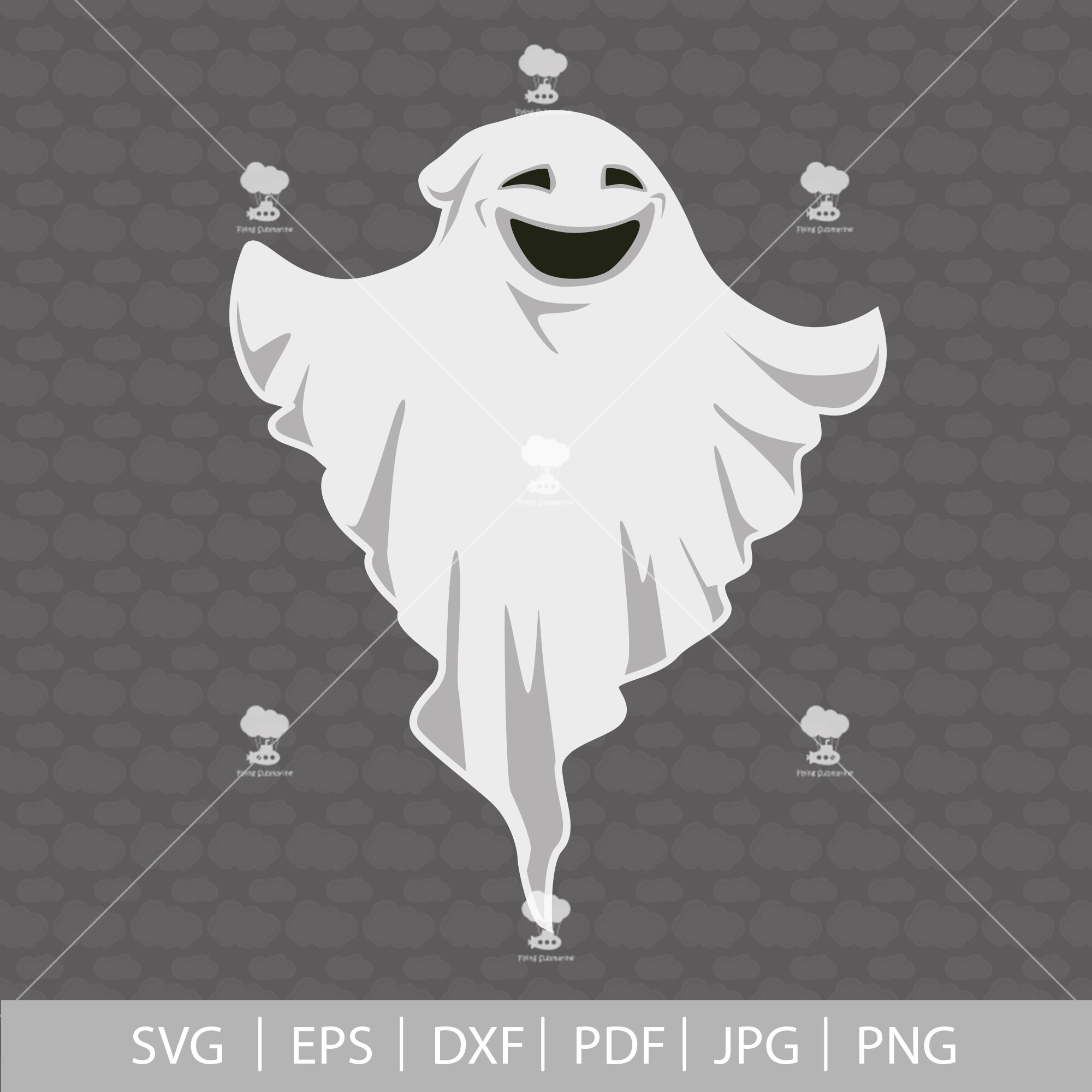 Ghost Svg SVG DXF PDF Halloween Svg Kids Halloween Svg - Etsy