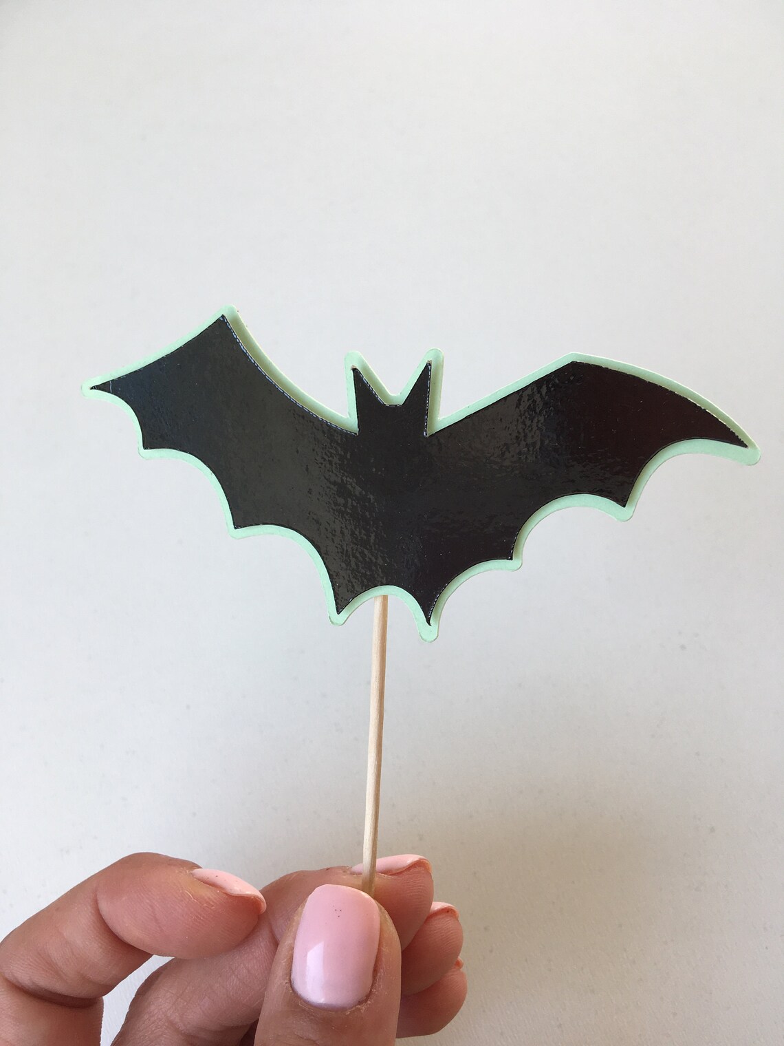Halloween Bat & Zombie Hand Cake Topper SVG (digital Download) - Etsy