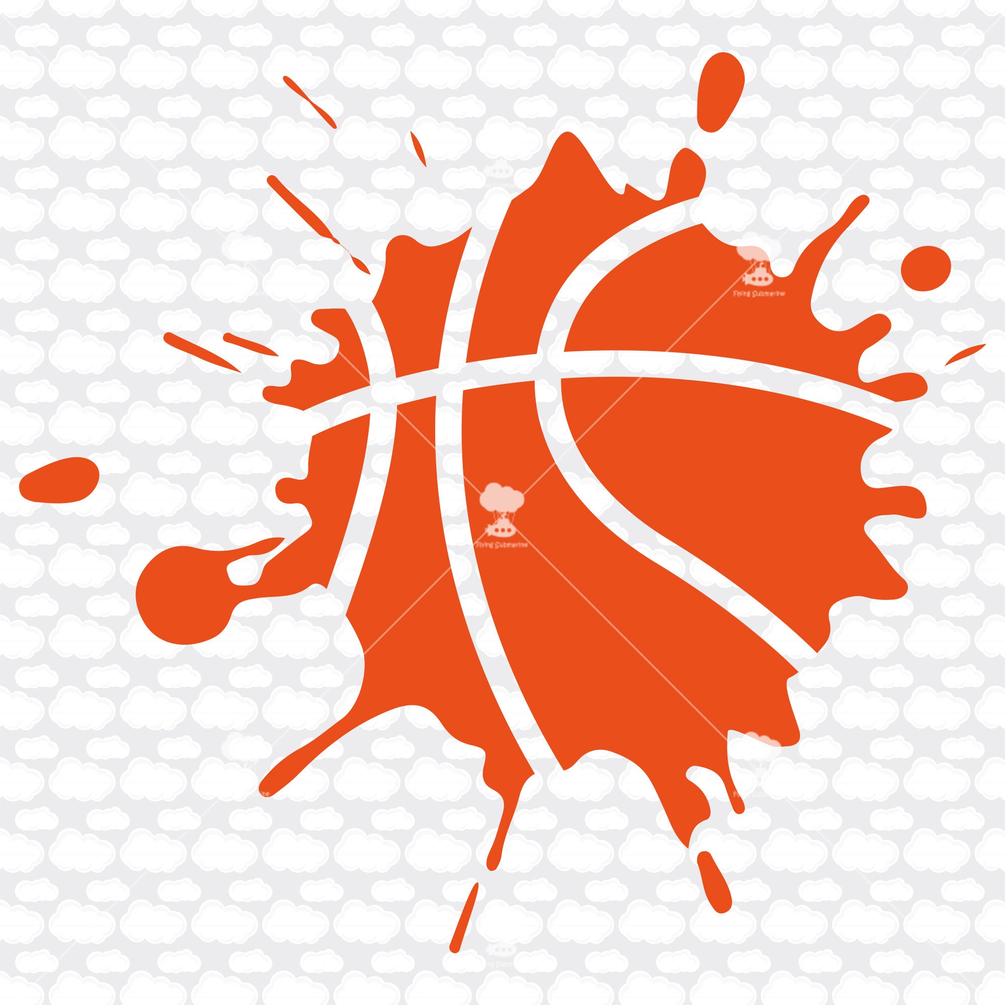 Splatter Basketball SVG, Paint Splash Design (digital Download) - Etsy