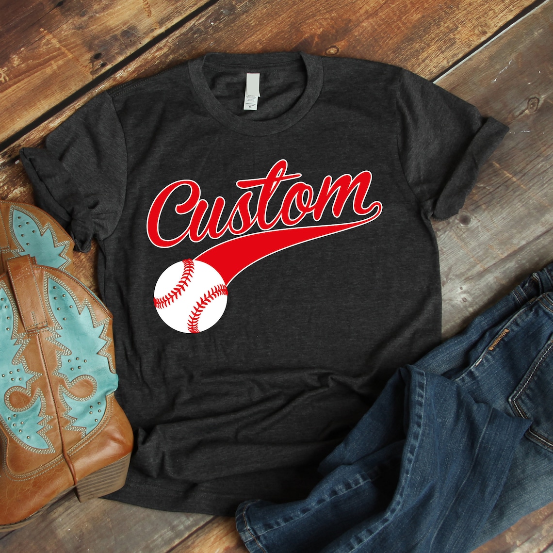 Custom Baseball Team SVG, Personalized Shirt Design (digital Download ...