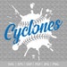 Cyclones Svg, Baseball Svg, SVG, Paint Splatter Decal, Baseball Mom Svg ...