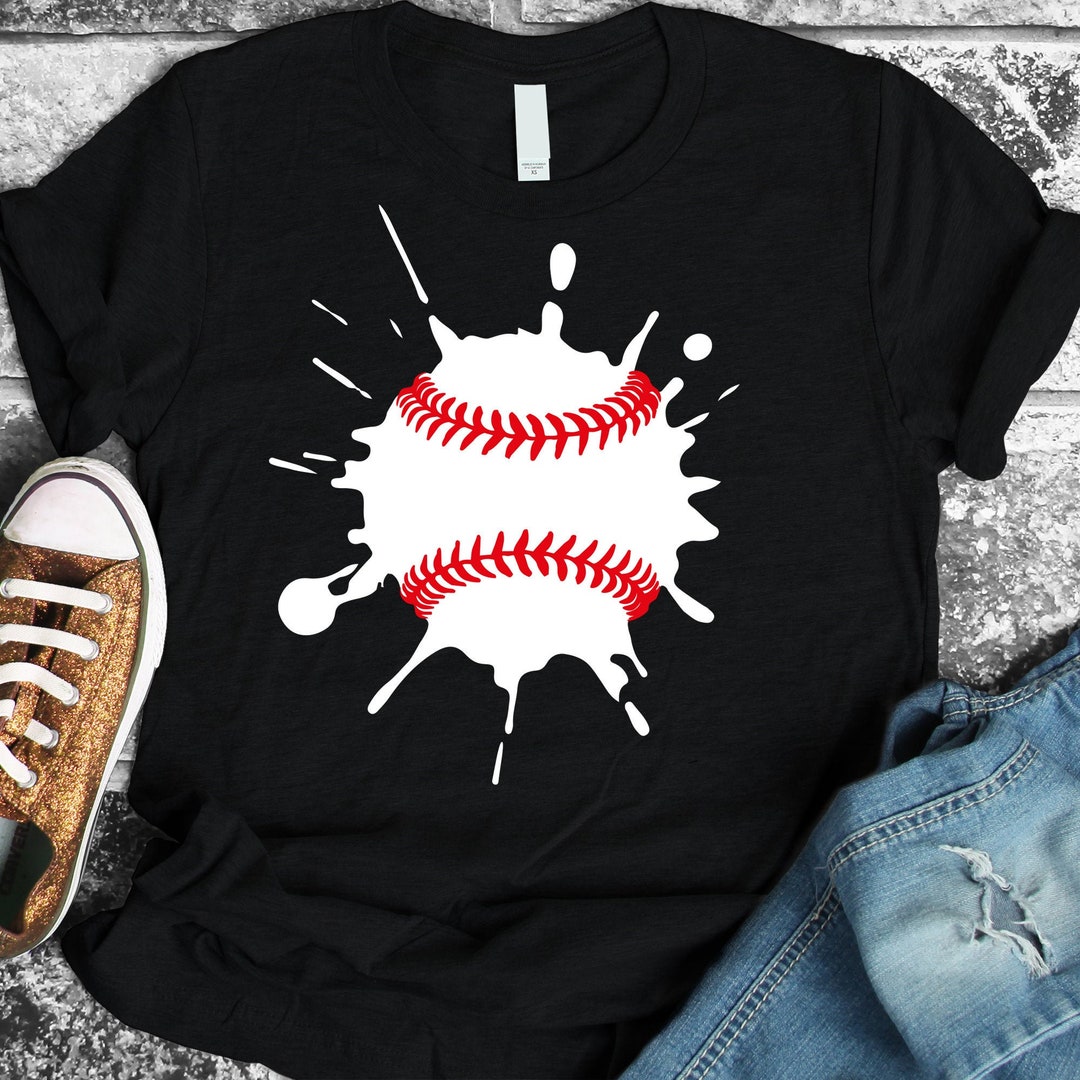 Baseball Svg, SVG, DXF, Digital Download, Splatter Baseball, Paint ...