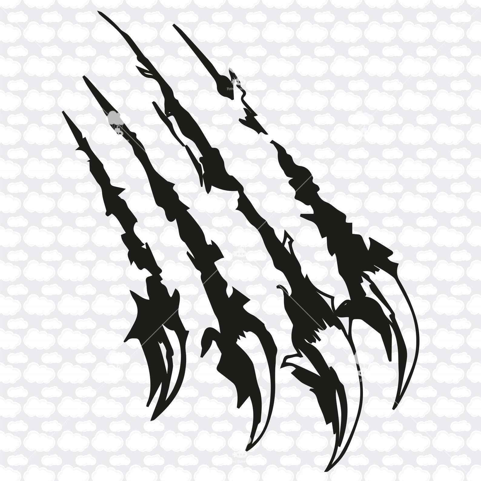 Claw Svg SVG DXF Digital Download Paw Svg Bear Svg Cat | Etsy