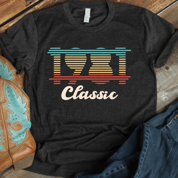 Birthday Svg 1981 Svg SVG DXF Classic 1981 Svg Birthday | Etsy