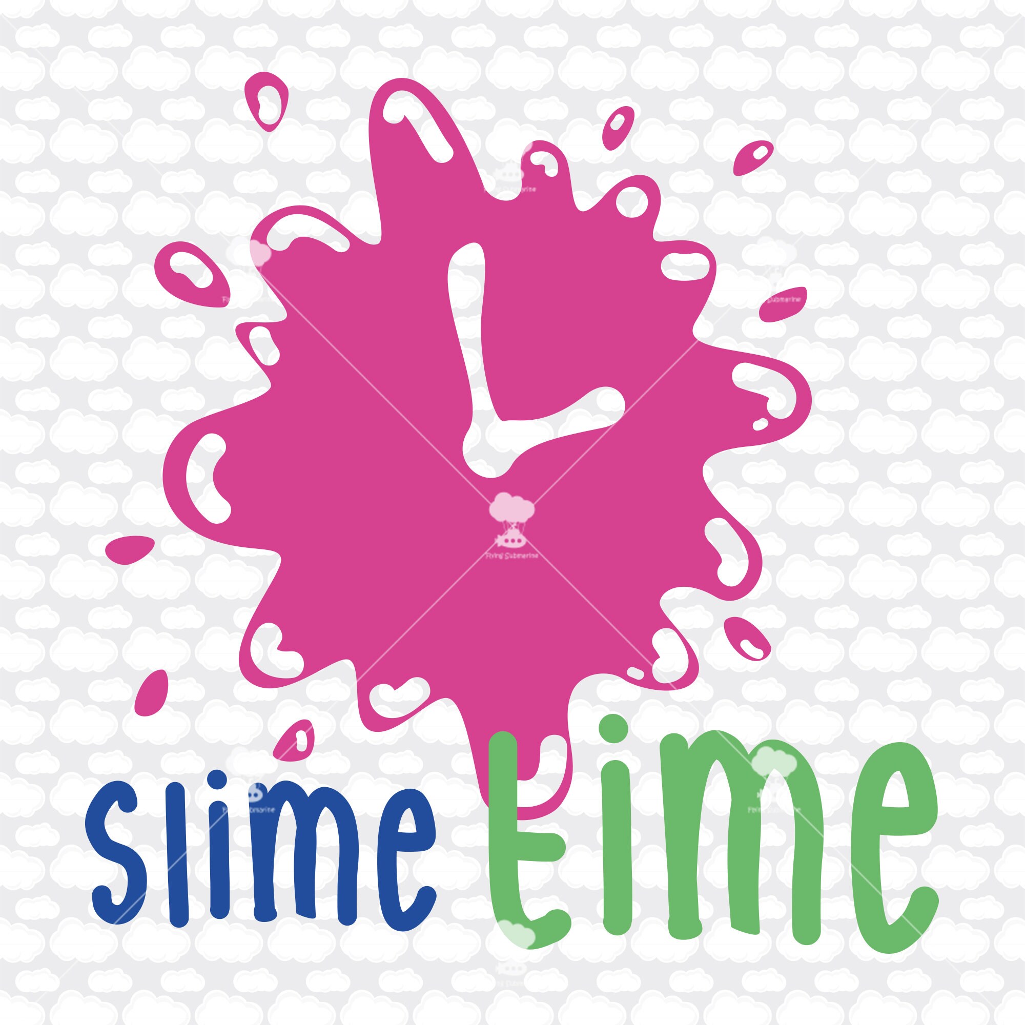 Slime Time Svg SVG DXF Digital Download Slime Svg Slime - Etsy Canada
