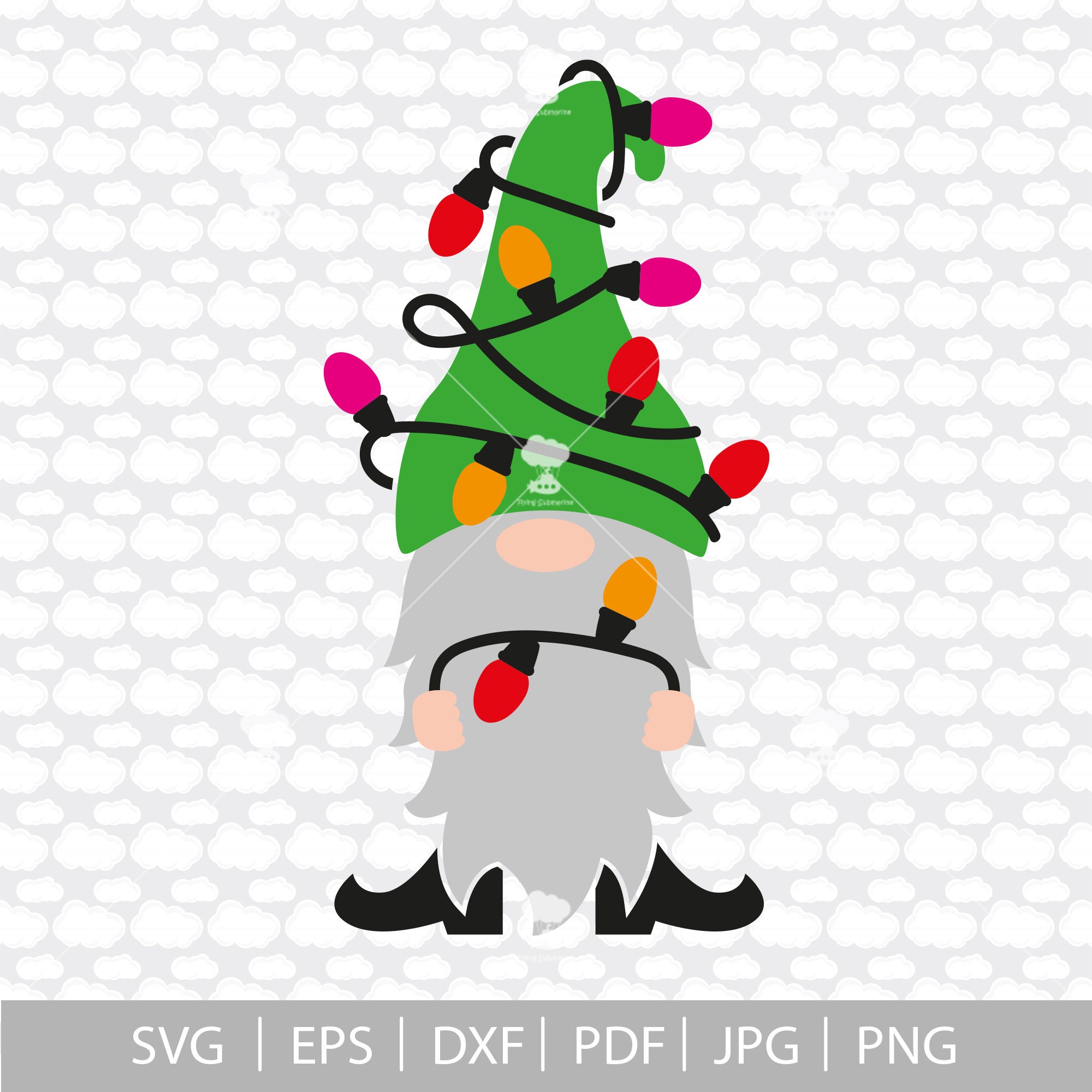Christmas Gnome Svg SVG Gnome Svg Christmas Svg Gnome - Etsy