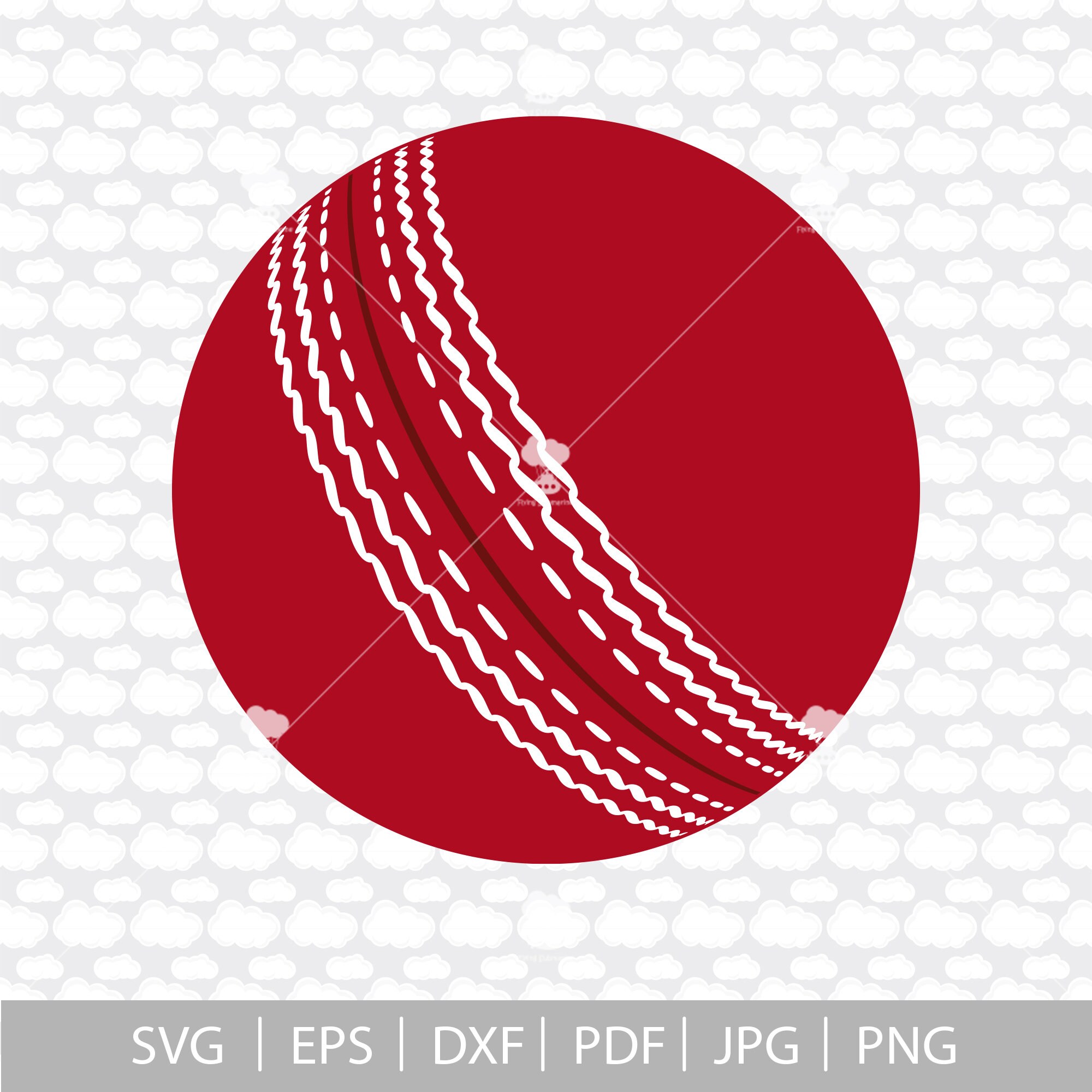 Cricket ball svg cricket svg svg files for cricut cricket | Etsy