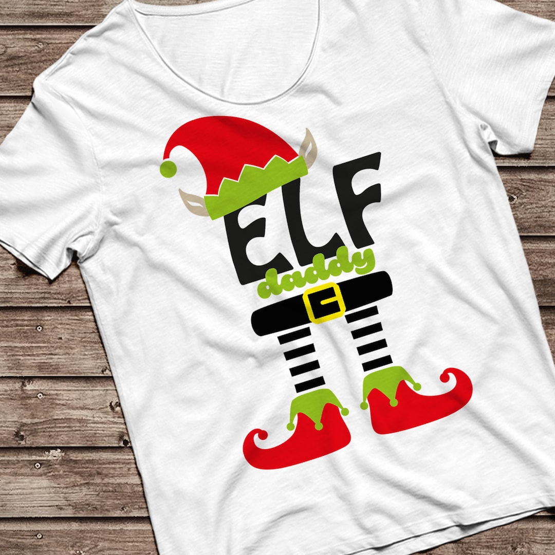 Elf Daddy Shirt Svg, Elf Daddy Svg, Christmas Shirts Set, Elf Dad Svg ...
