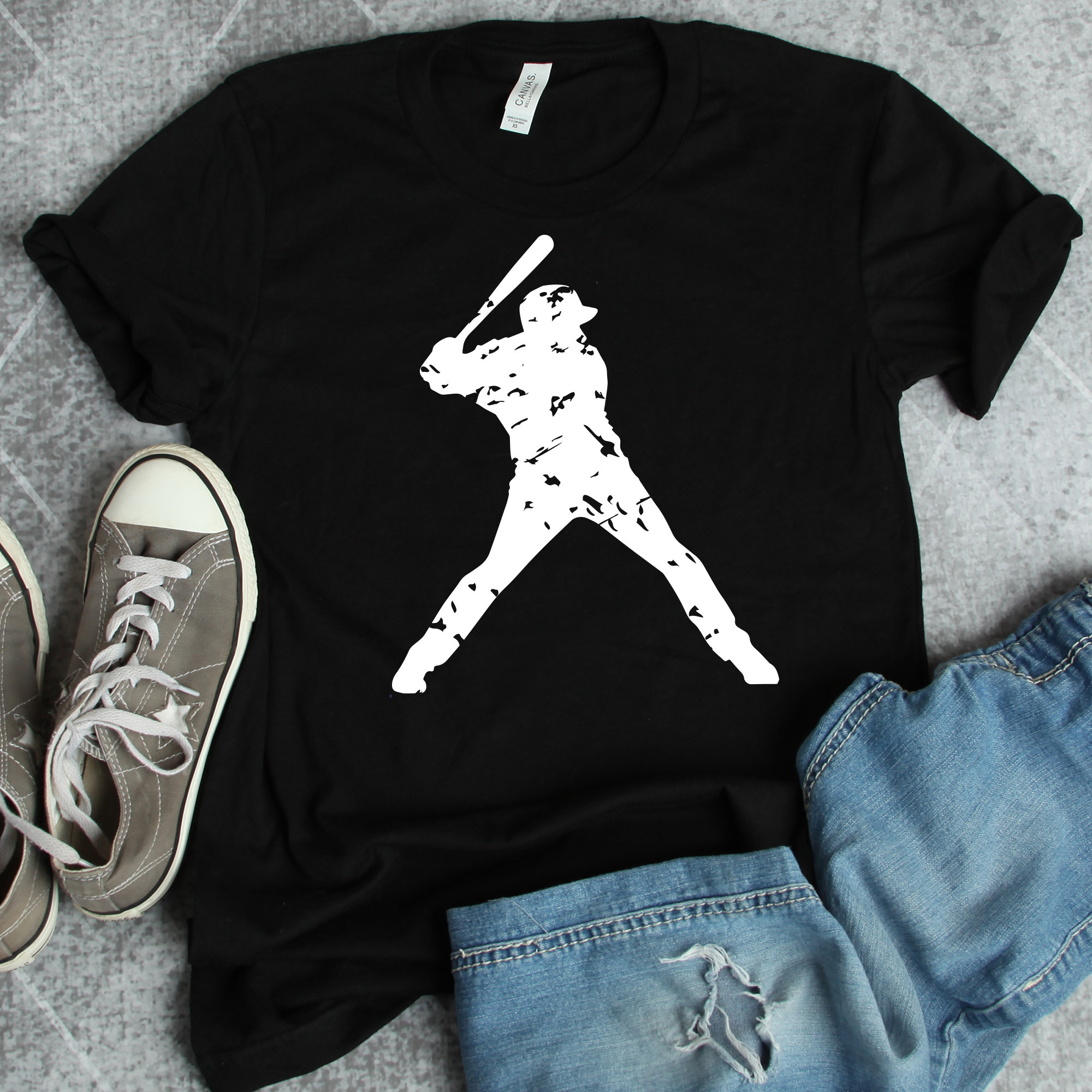 Baseball Svg SVG DXF PDF Baseball Bat Svg Distressed Svg | Etsy