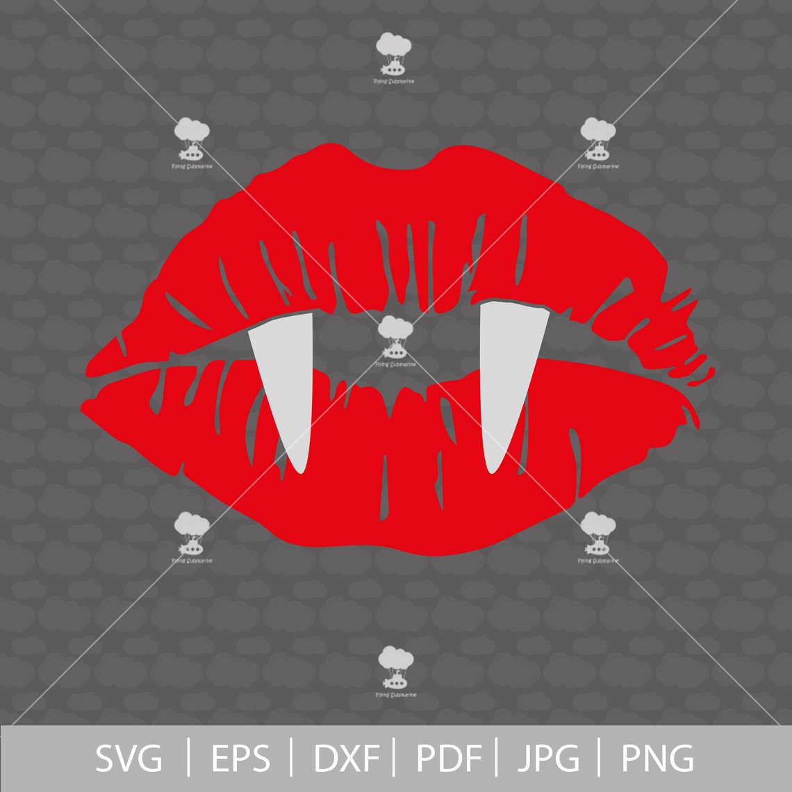 Halloween Vampire Lips SVG, Fangs Teeth Kiss Clip Art (digital File) - Etsy