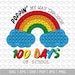Poppin My Way Through 100 Days of School, SVG, DXF, Pop It Svg, 100 ...