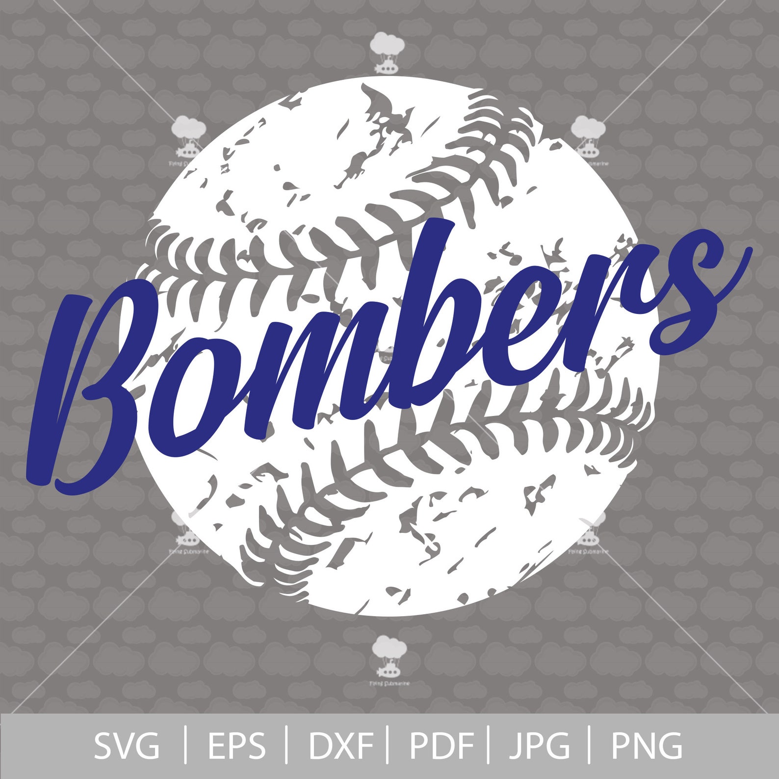Bombers Svg SVG Clip Art Baseball Svg Bombers Baseball - Etsy
