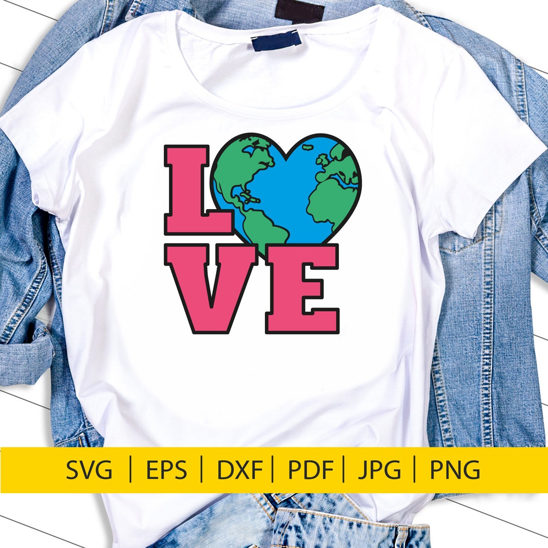 Earth Day Svg, SVG, PDF, Love Svg, Earth Svg, Planet Earth Svg, Earth ...