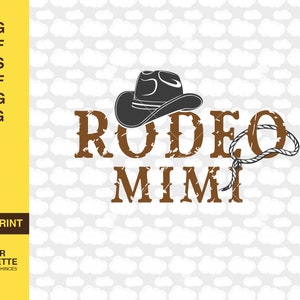 Rodeo Mimi Svg, SVG, Rodeo Svg, Digital Download, Printable, Cowboy Svg ...