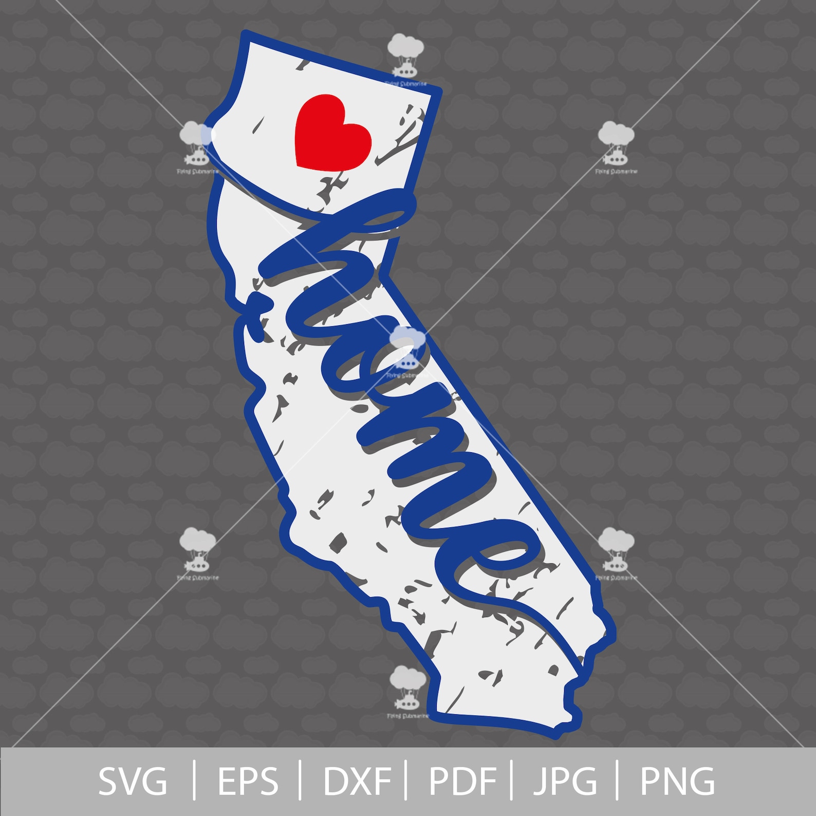 California Svg DXF SVG PDF Home Svg California Decal - Etsy